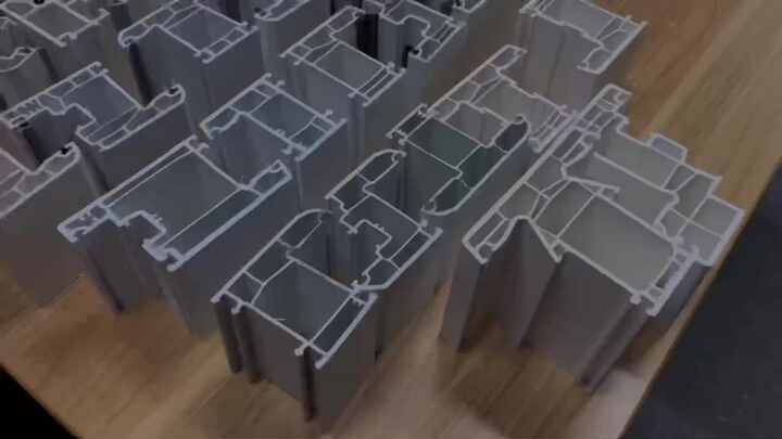 Upvc Window and Door Profile PVC Extrusion Frame Customized Lifetime ...