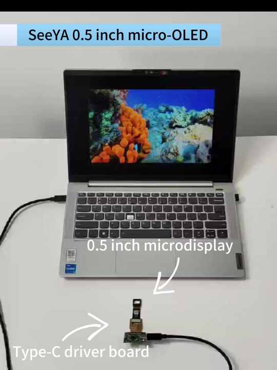 AMOLED 微型显示屏 0.5 英寸 1920x1080 高PPI AR VR 应用 MIPI 眼镜显示屏 AR 玻璃 OLED 显示屏 ...