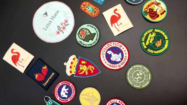 New Design Custom 3D Heat Press Embroidery Patches