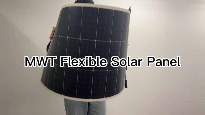 JNTIMUYA Flexible Solar Panels - 100W Power, MWT Technology