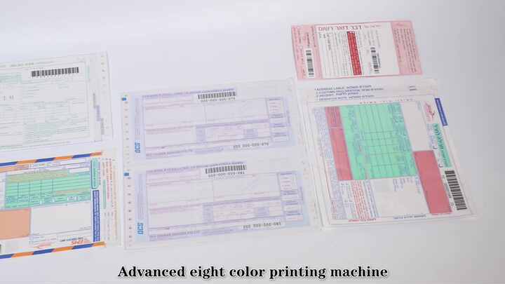 Custom Printed EMS Barcode Air Waybill for Tracking Package Shipping ...