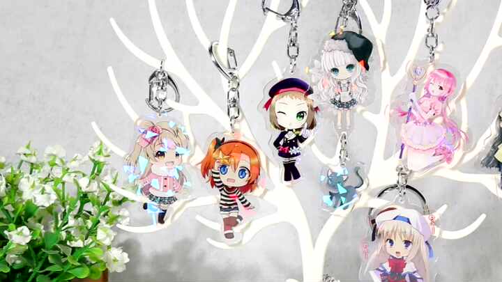 Vograce Custom Epoxy Keychain, Custom Hologram Keychain with Small MOQ ...
