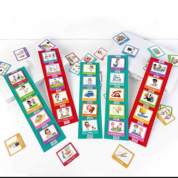 Visual Schedule for Kids - Autism Routine Chart Cards & Chore Planner ...