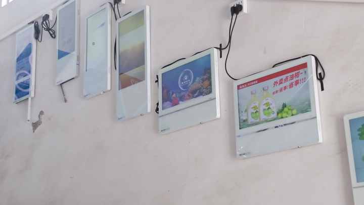 Indoor Hanging Advertising Machine Android Custom Lcd Advertising ...