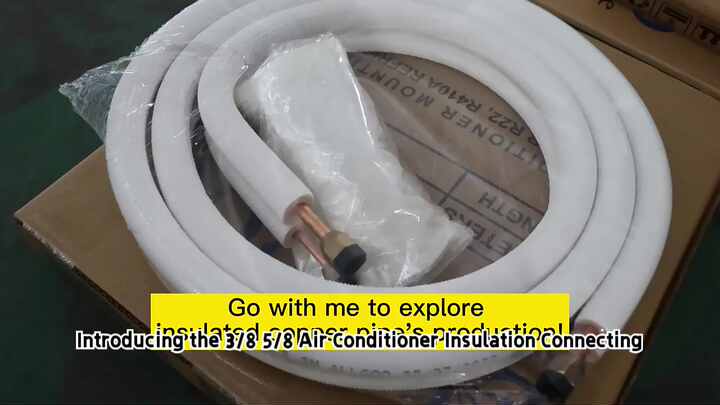 High Quality Copper Line Set AC Connecting Pipe Insulated Copper Pipe