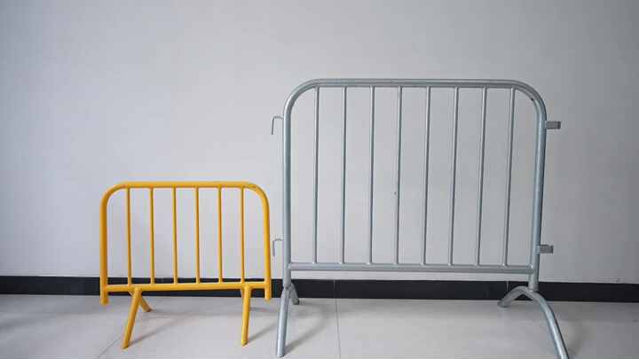 Factory Supply Crowd Control Barrier Detachable Feet Steel Road Barrier ...