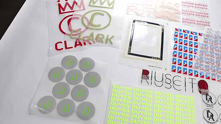 Custom 3D Raised Logo Silicon T-Shirts Heat Transfer Sticker