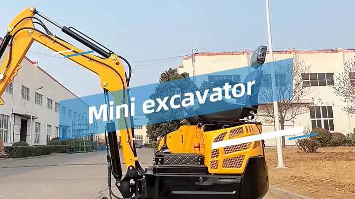 Free Shipping Super Mini New Portable 08t Backhoe China Small Garden ...