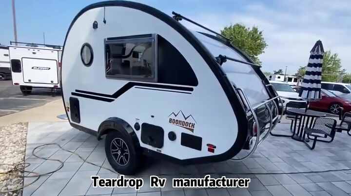 Pioneer Caravan Teardrop Camper - Off Road Travel Trailer for 2 Persons ...