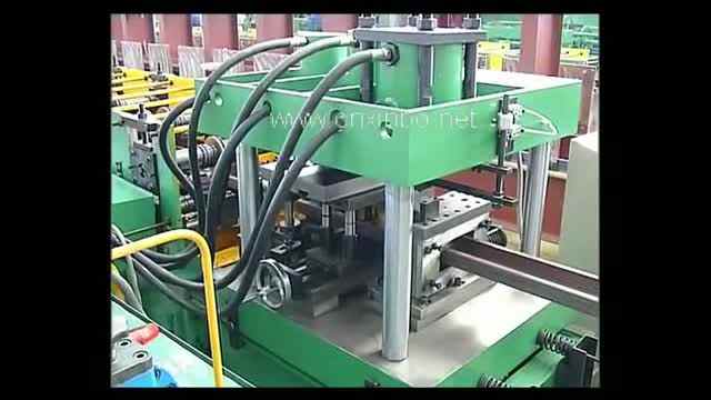 Customizable Purlin C Profile PLC Control System Roll Forming Machine ...