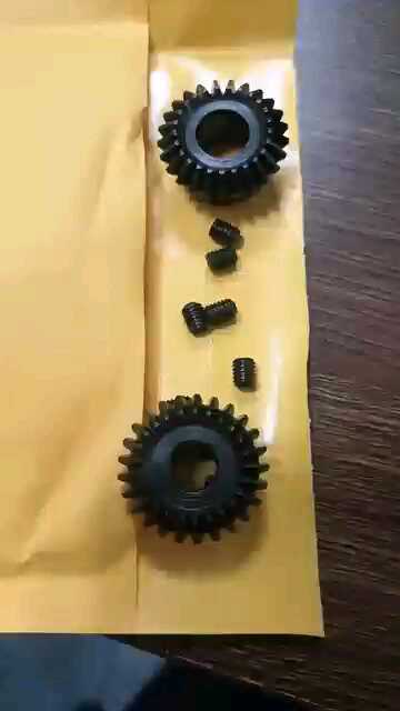 3-mode Bevel Gear with Keyway 90 Degree Carbon Steel Gear