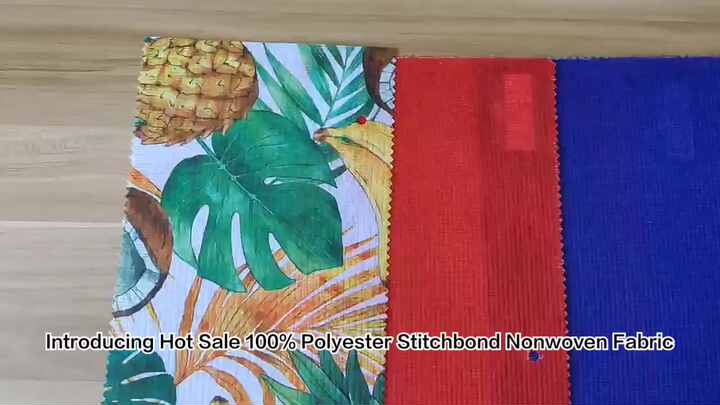 100% Polyester Print Stitch Bonding Nonwoven Fabric Stitchbond Nonwoven ...