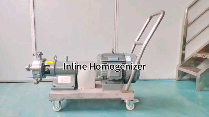 3 Step In-line Homogenizer In Line Mixer Emulsifier 3 Phase ...