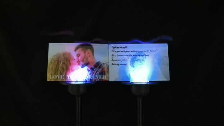 Customized Solar Energy Garden Light with LED Sublimation Printing for ...