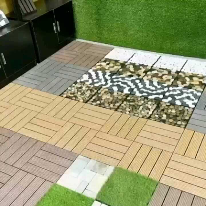 Durable Modern Design Interlocking Plastic Floor Tiles
