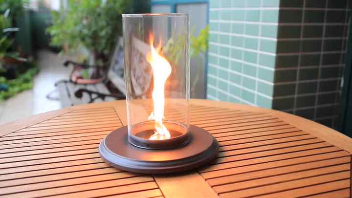 Table Fireplace Gas Tabletop Fire - Grand Mate GL17A
