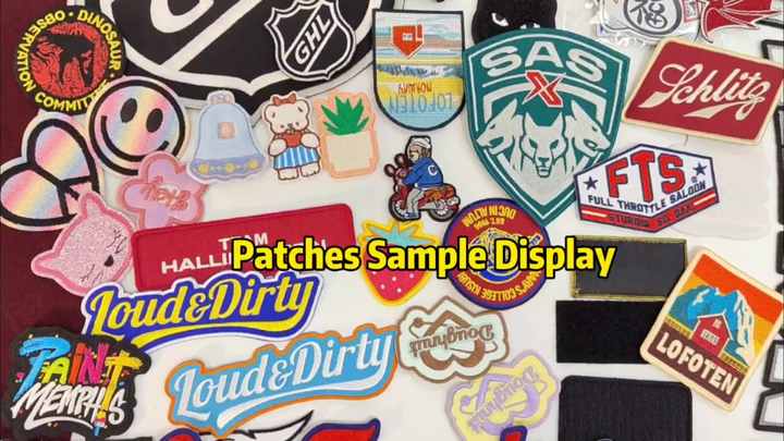 Parches 3D personalizados para mochilas, chaqueta, vaqueros, insignias ...