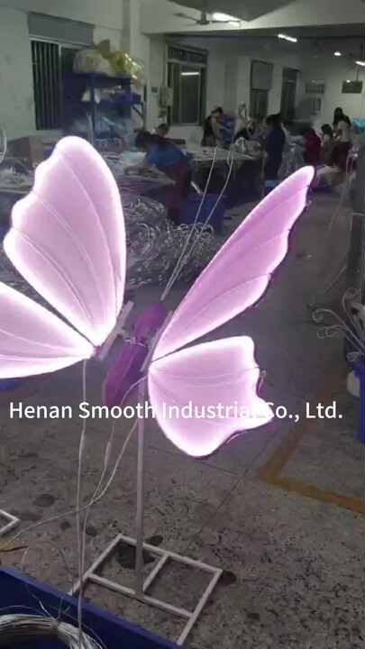 Explosive Models Wedding Stage Led Luminous Butterfly Light Road Lead ...