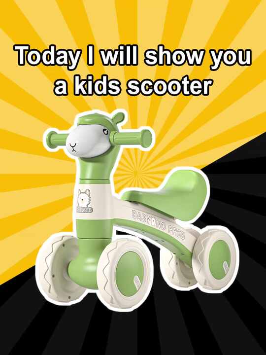 Loopingfun Kids Balance Bike - Foot Powered Ride-on Toy