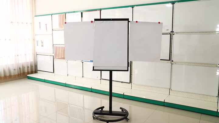 Magnetic Whiteboard Stand with Flip Chart - Smooth Writing