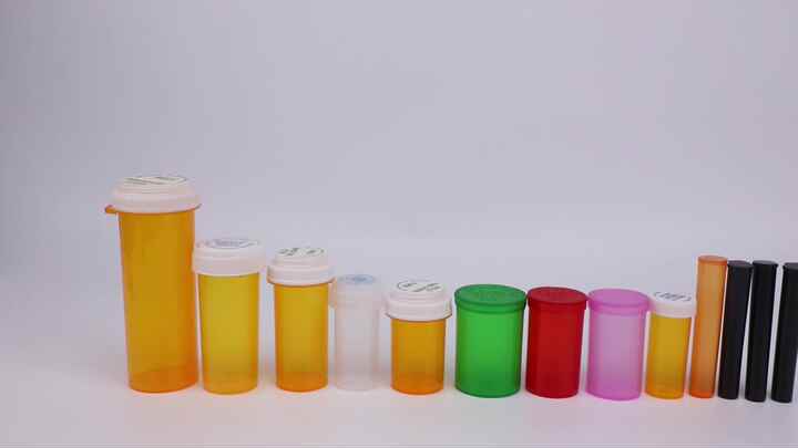 new OEM Child Proof Pill Capsule Bottles prescription bottle pink ...