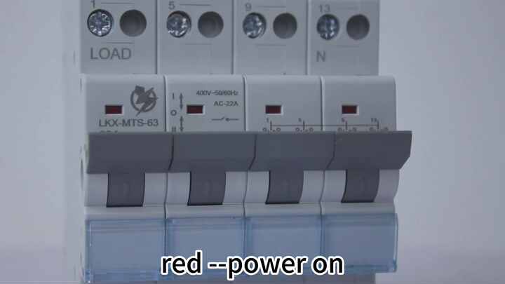 Factory direct sales 63A 125A modular switch 4P 2P MTS change over ...