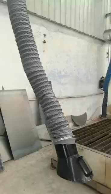 Flexible Wall mount welding fume extraction arm dust smoke exhaust hood ...