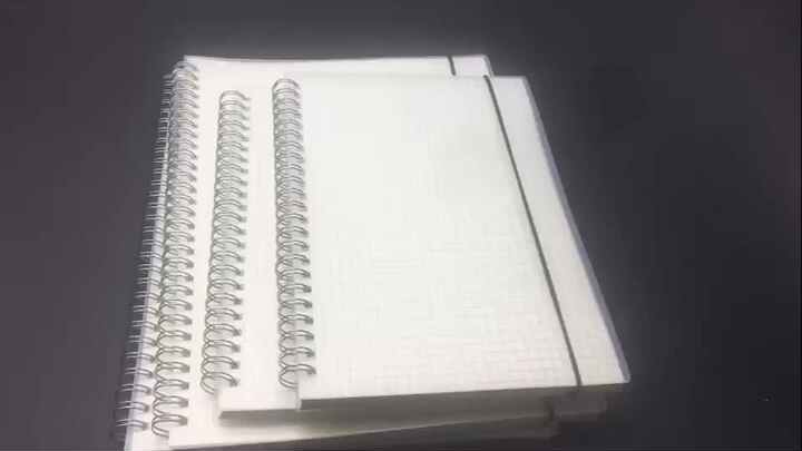 Transparent PVC Cover A5 Journal - Waterproof Notebook