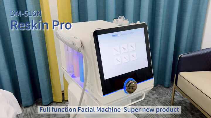 아름다움 진료소 Reskin Microcurrent 성형수술 Blackhead 제거제 진공 Microdermabrasion 기계 ...