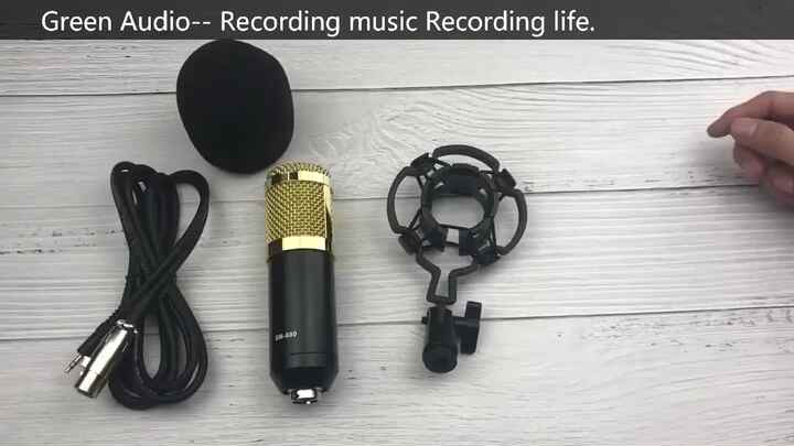 Jiboshi800 Professional Studio Broadcasting Recording Set Condenser ...