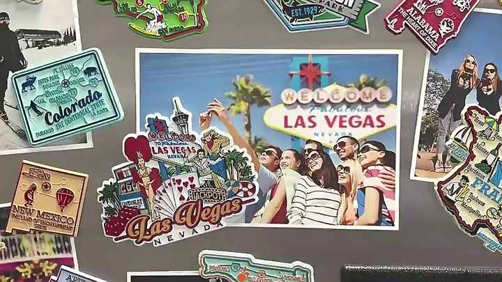 Magnet Fridge Tourist Souvenir Aluminum Nameplate Card Customized ...