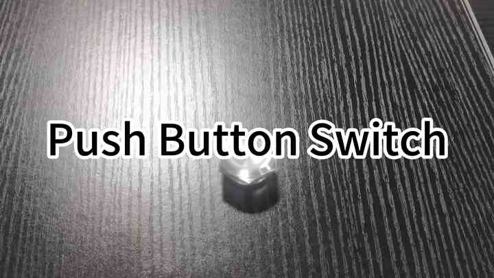 Black Metal Push Button Switch with Tactile Click Feedback 10A 1NO IP67 ...