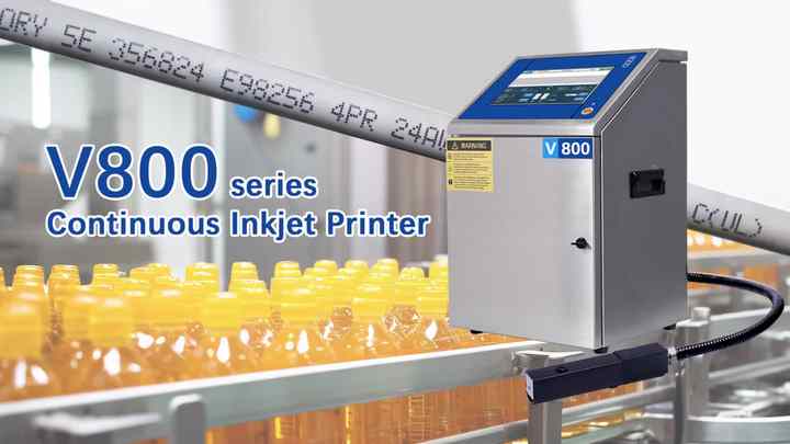 INCODE V800 Cij Printer Fast Small Character Continuous Inkjet for ...