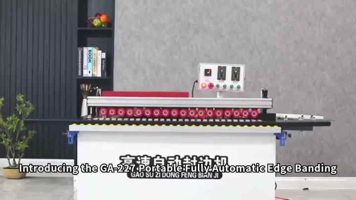 Full Auto Portable High-Accuracy MDF Production PLC Motor Edge Banding ...