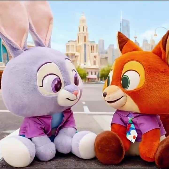 Cross Border Zootopia Plush Toy Figure Fox Nick Rabbit Judy Gift Youth ...