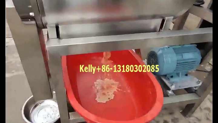 Fruit Pulp Machine Apple Tomato Grape Cherry Date Fruit Pulper Pulping ...