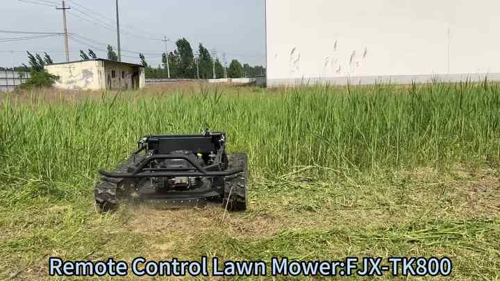 All Terrain Industrial DIY Flail Mower Gasoline Powered RC Remote ...