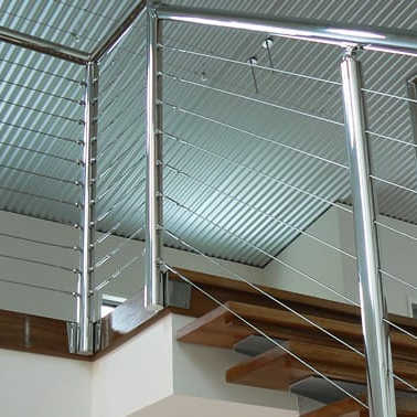 Galvanized Steel Welded Wire Mesh Deck Railing Solutions