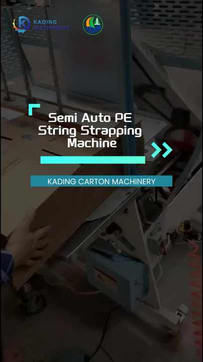 Corrugated Carton PE Bundle Tying Strapping Machine for Bundling ...