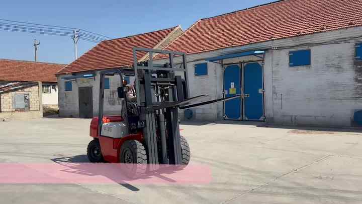 Free Shipping diesel Forklift Lifting Truck 3Ton 2Ton CE EPA with Fork ...