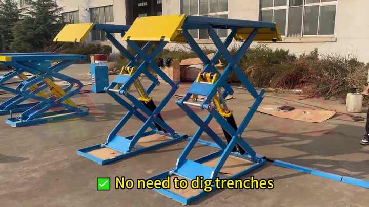 Self-propelled 4x4 Electric Scissor Lift for Mobile Car Lifting