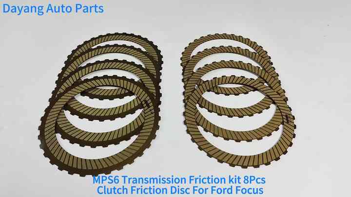 6DCT450 MPS6 Transmission Friction Plate Kit 8Pcs Clutch Friction Disc ...