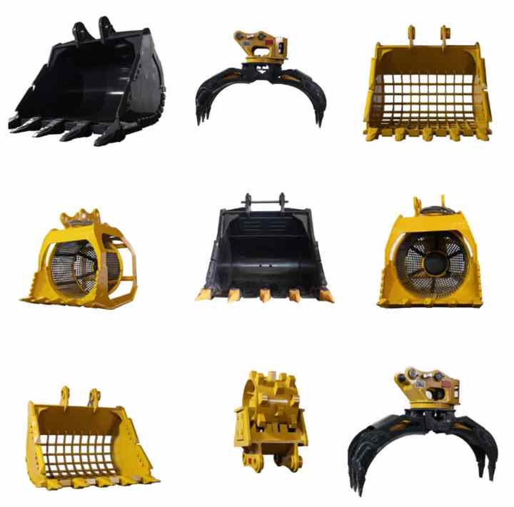 Shell Grab for Excavators Beach Sand Hopper Excavator Open and Close ...