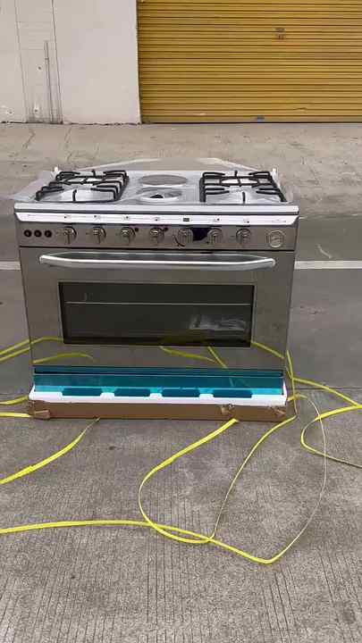 European Standard Multifunctional One-Piece Gas Stove with Oven Four ...