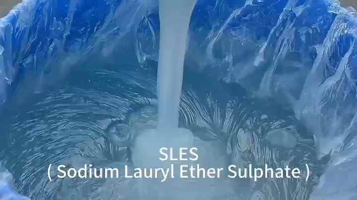 Surfactant Sodium Lauryl Ether Sulphate SLES N70 70% for Detergent ...