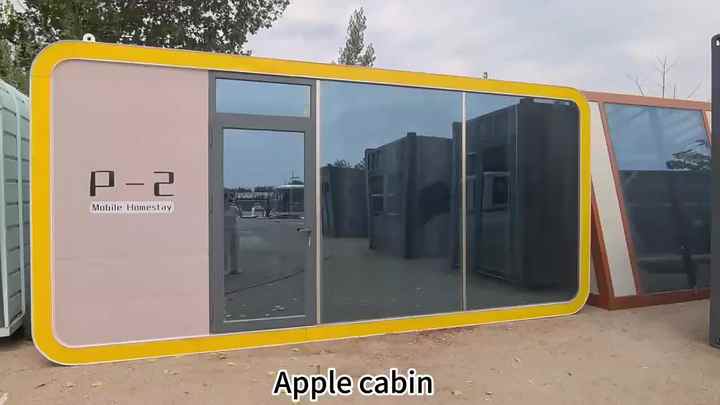 Apple Pod Home Capsule House Modular Space Container Pods Store Prefab ...