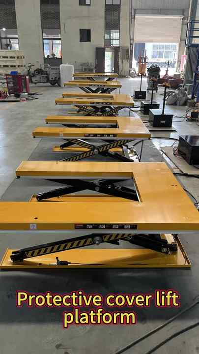 JS Lift SY1003 2Ton 2M Stationary Scissor Lift Table with Remote ...