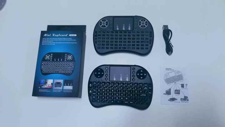 Factory Wholesale Backlit I8 Pro MINI 2.4G Wireless Keyboard Mini ...