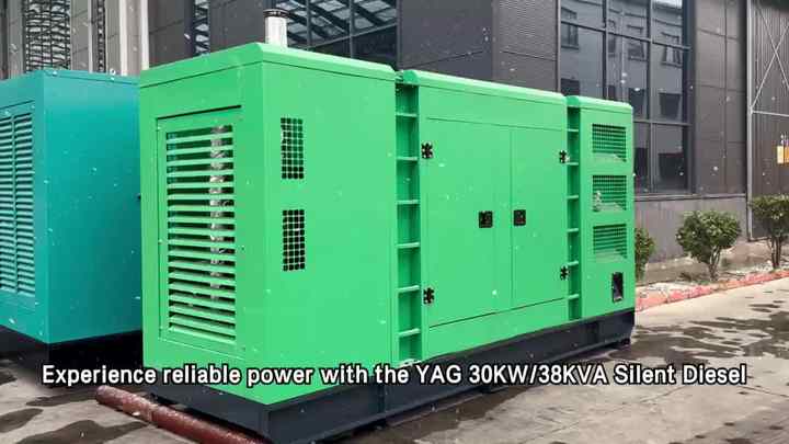 30KW High-Reliability Diesel Generator Set - 4-Cylinder Inline Engine ...