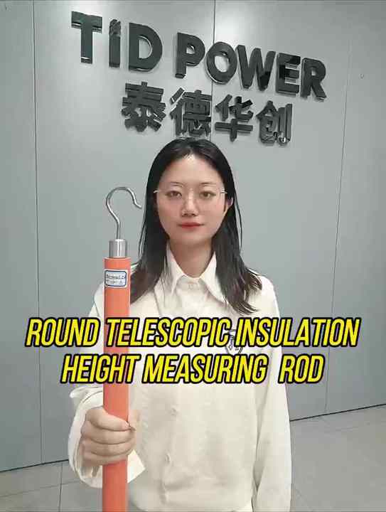 15M Round Telescopic Insulation Height Measuring Rod